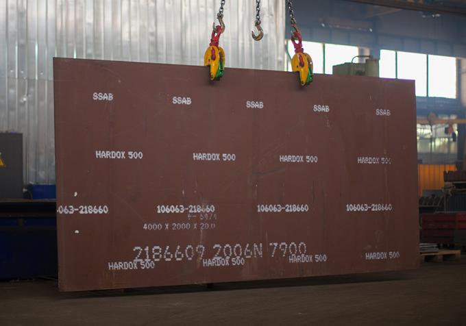 SSAB 500 Wear Resistant Steel Plates 15mm 500 Bhn Steel Plate