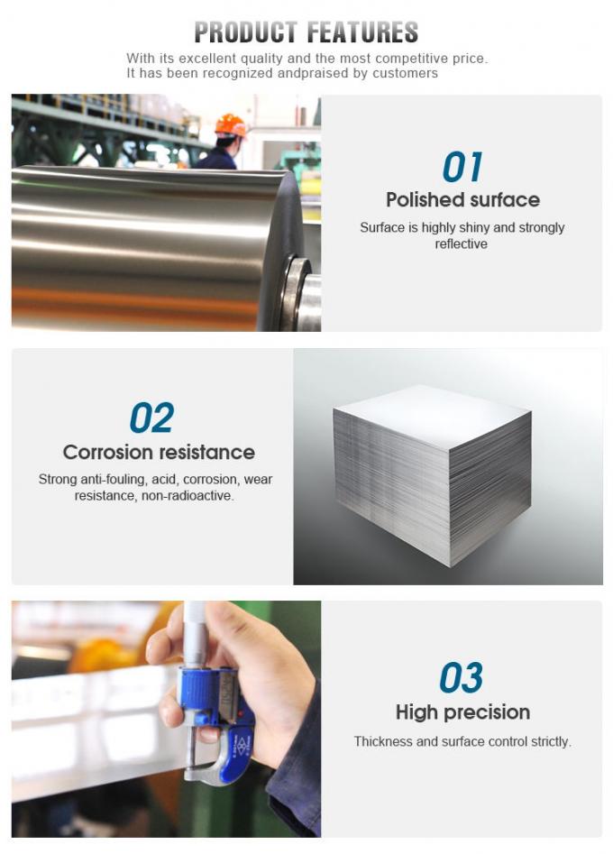 2B Mill Finish Brushed Stainless Steel Sheet SS316 316L 100MM ASTM